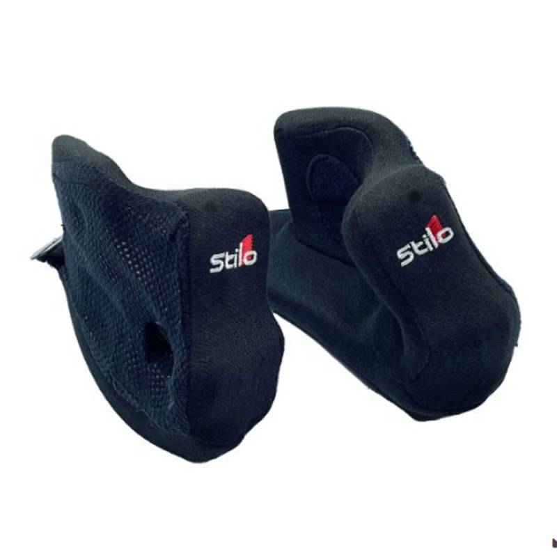 Stilo WRC Cheek Pads - Black - 40mm – Motorsports Pro